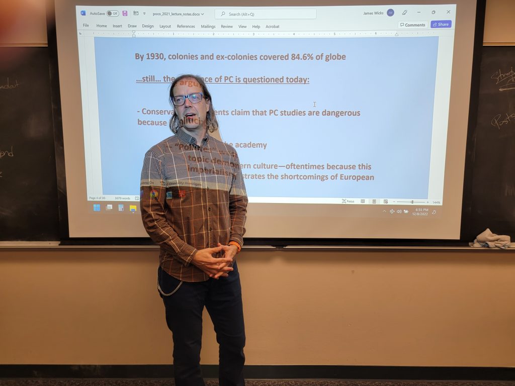 Behind The Scenes Of A Professor: James Wicks – Lomabeat.com