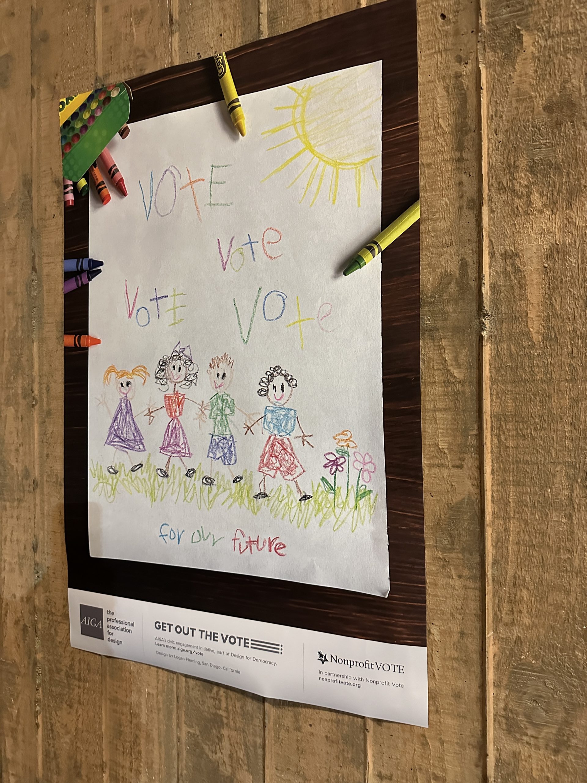 PLNU Students participate in the AIGA Get Out the Vote poster campaign ...