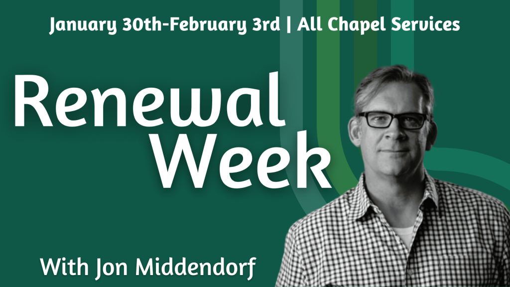 Renewal Week Speaker Jon Middendorf Preaches on Revelation – Lomabeat.com