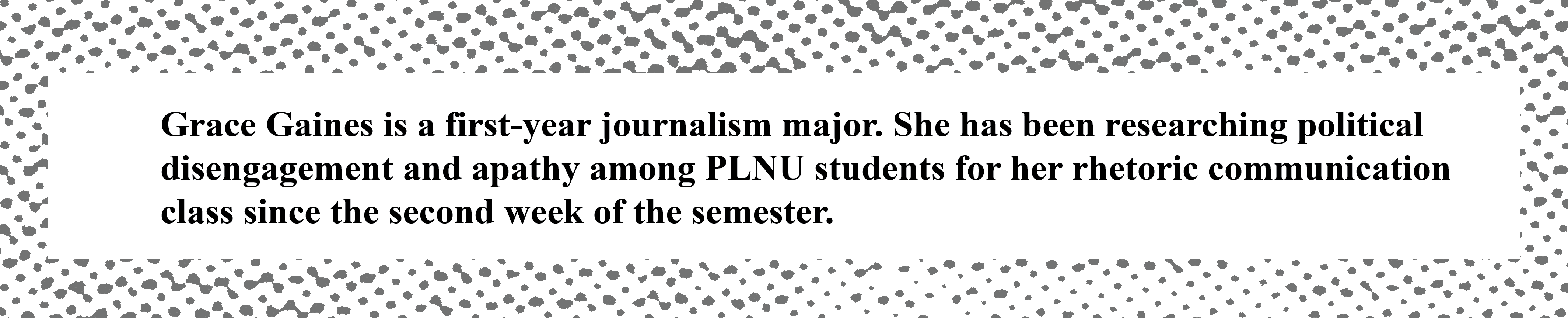Political Disengagement at PLNU: Why Are Students Tuning Out? – The Point